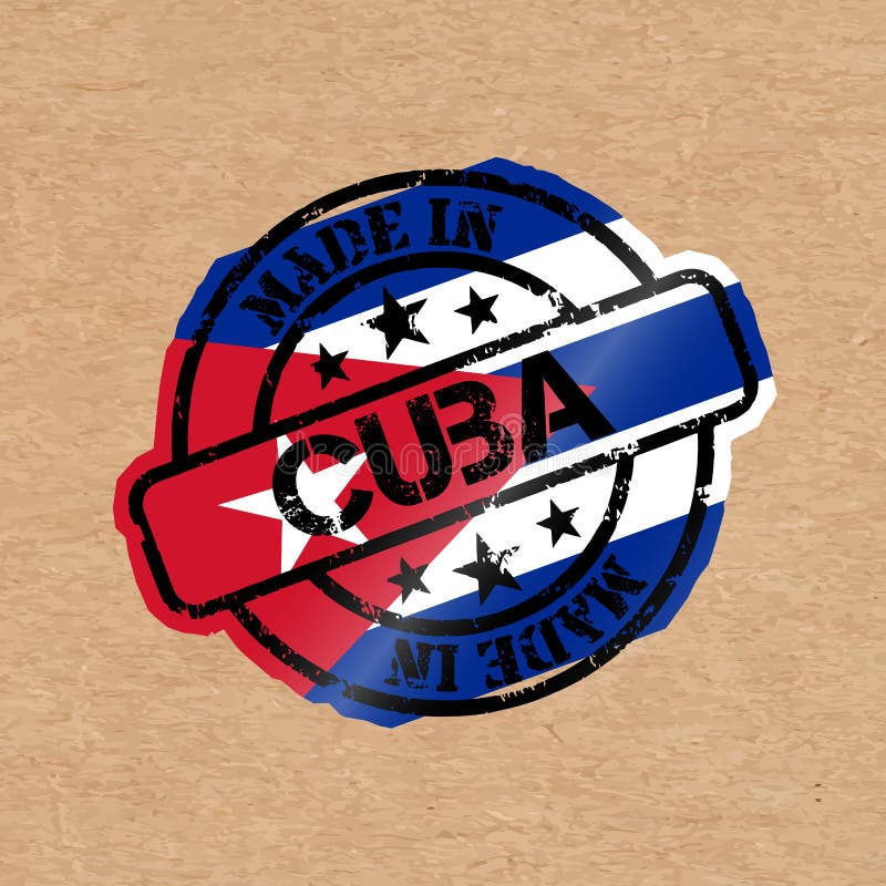 Cuba. Lettering. Ink Illustration. Modern Brush Calligraphy Stock ...