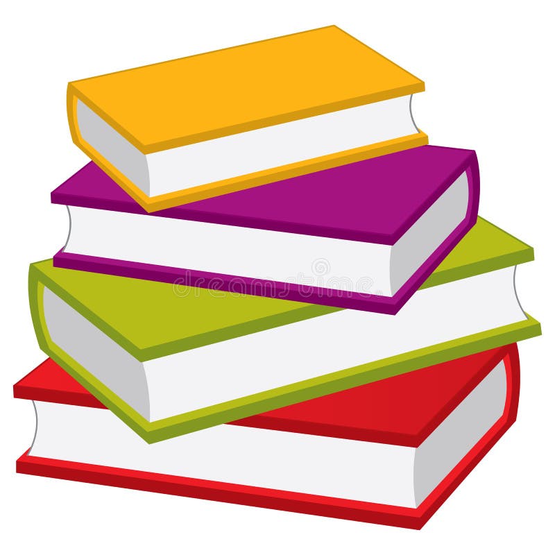 Vector Stapel Boeken Vectorstapel Van Boeken Vector Illustratie ...