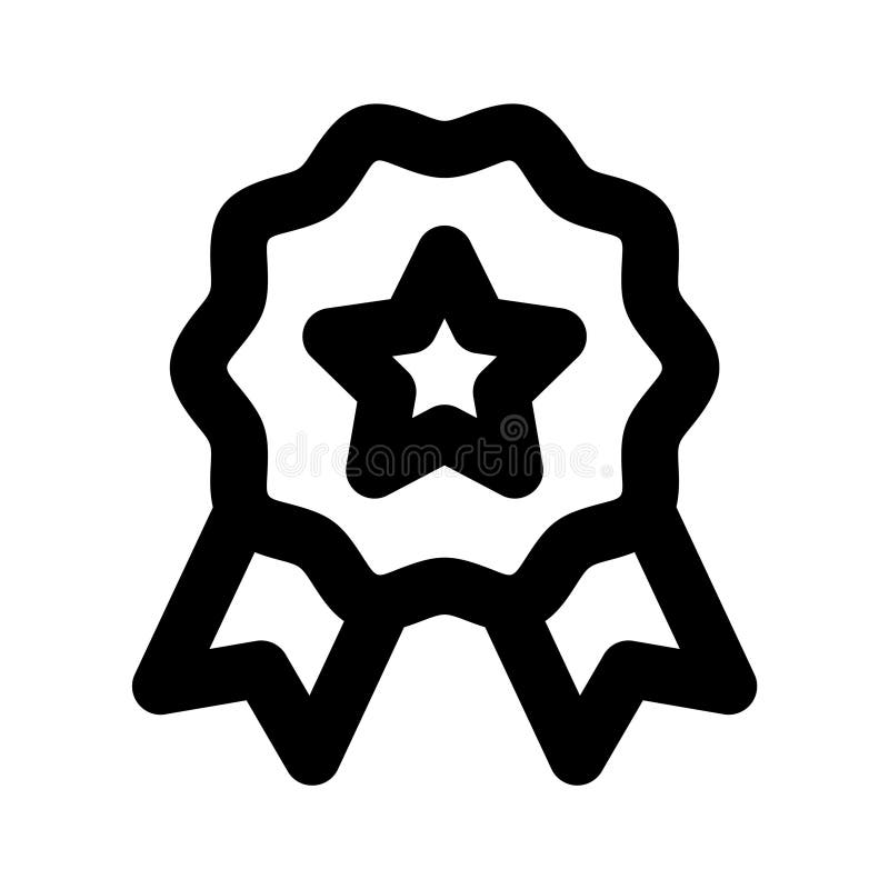 Vector of Star Badge, Modern Icon of Quality Badge in Editable Style ...