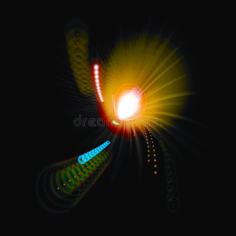 Vector Star with Lens Flare. Stock Illustration - Illustration of ...