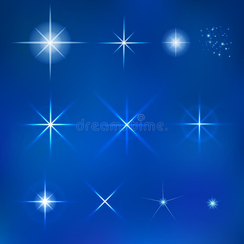 Vector Star Set for Your Background Design Stock Vector - Illustration ...