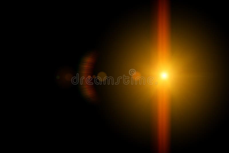 Vector Star, Sun with Lens Flare Stock Illustration - Illustration of ...