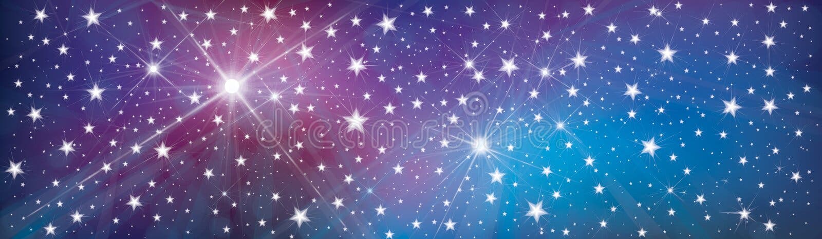 Vector Starry Sky Background. Stock Vector - Illustration of ...