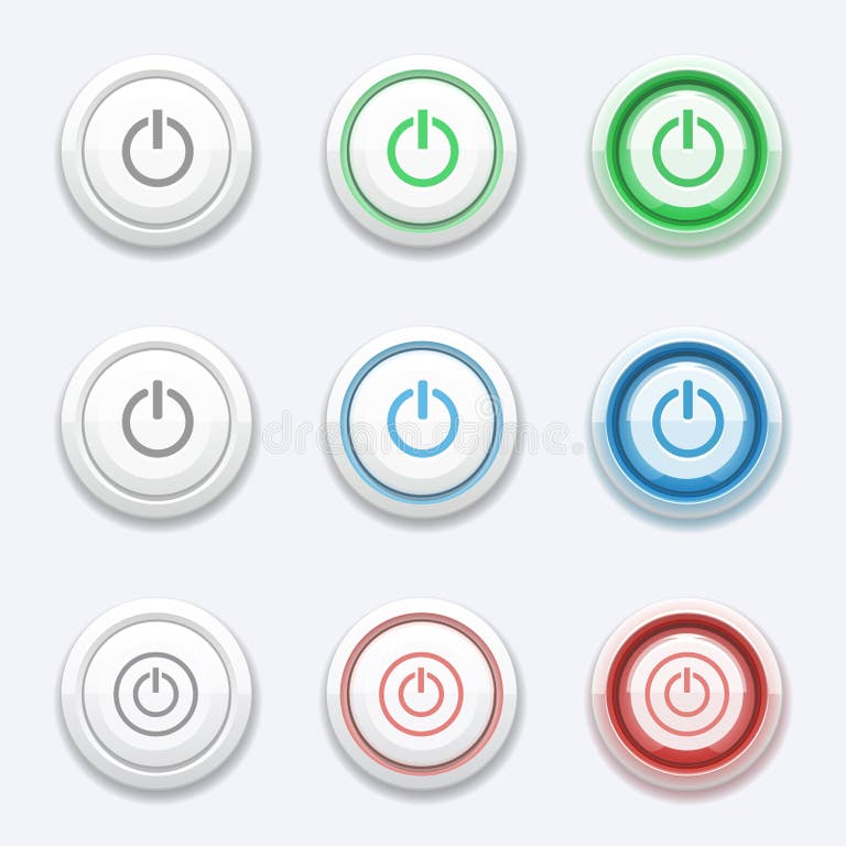 Start Computer Button Stock Illustrations – 20,272 Start Computer ...