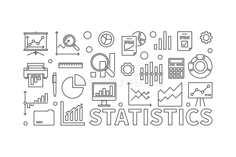 Vector statistics stock illustration. Illustration of graphics - 1247212