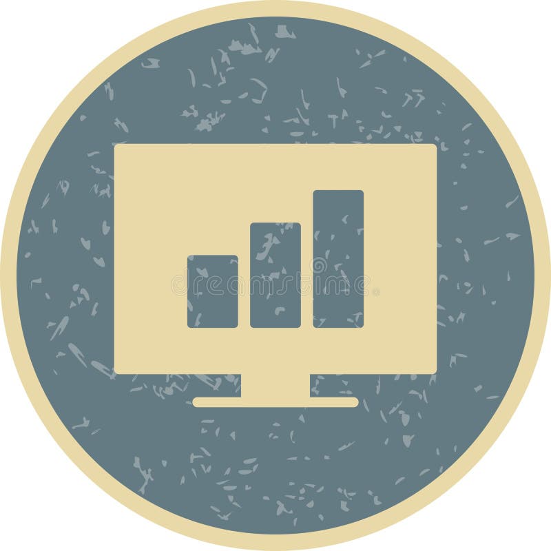 Vector Stats Icon stock illustration. Illustration of icon - 180090943