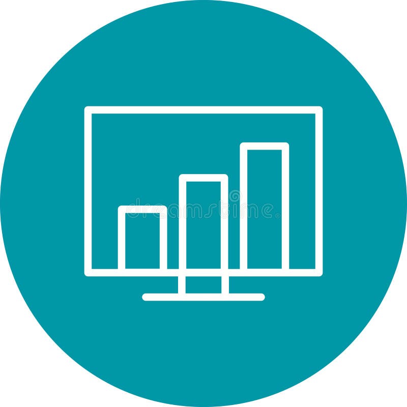 Vector Stats Icon for Personal and Commercial Use. Stock Illustration ...