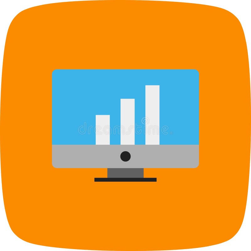 Vector Stats Icon for Personal and Commercial Use. Stock Illustration ...