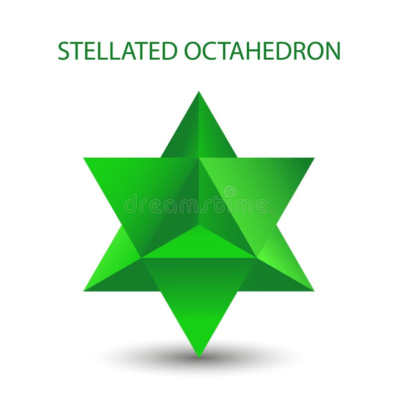 Vector Stellated Octahedron, Also Called Stella Octangula, and ...