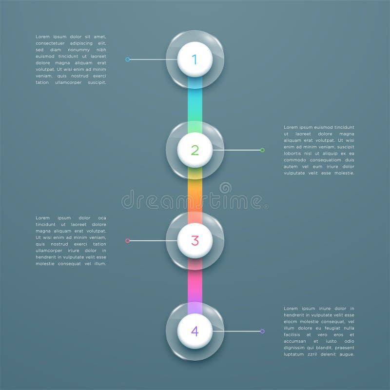 4 Step Vertical Infographic Stock Illustrations – 615 4 Step Vertical ...