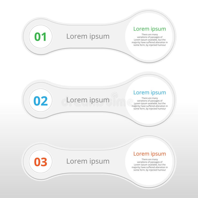 Vector Steps, Progress Banners with Colorful Banner Stock Vector ...