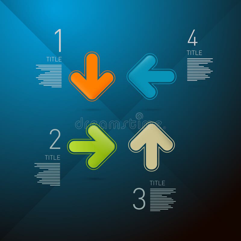 Vector Steps for Tutorial, Infographics Stock Vector - Illustration of ...