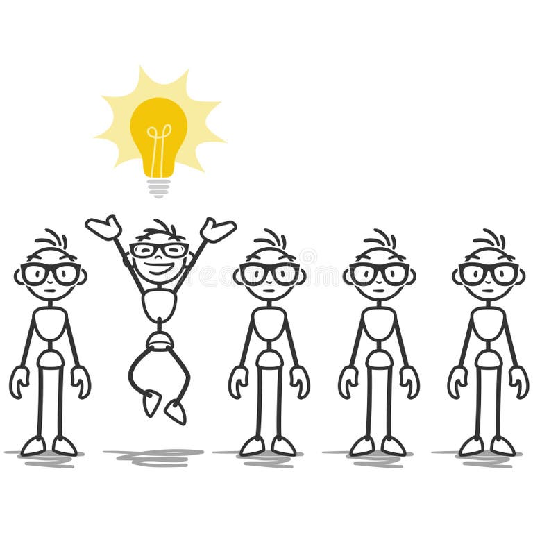 Stickman Light Stock Illustrations – 357 Stickman Light Stock ...