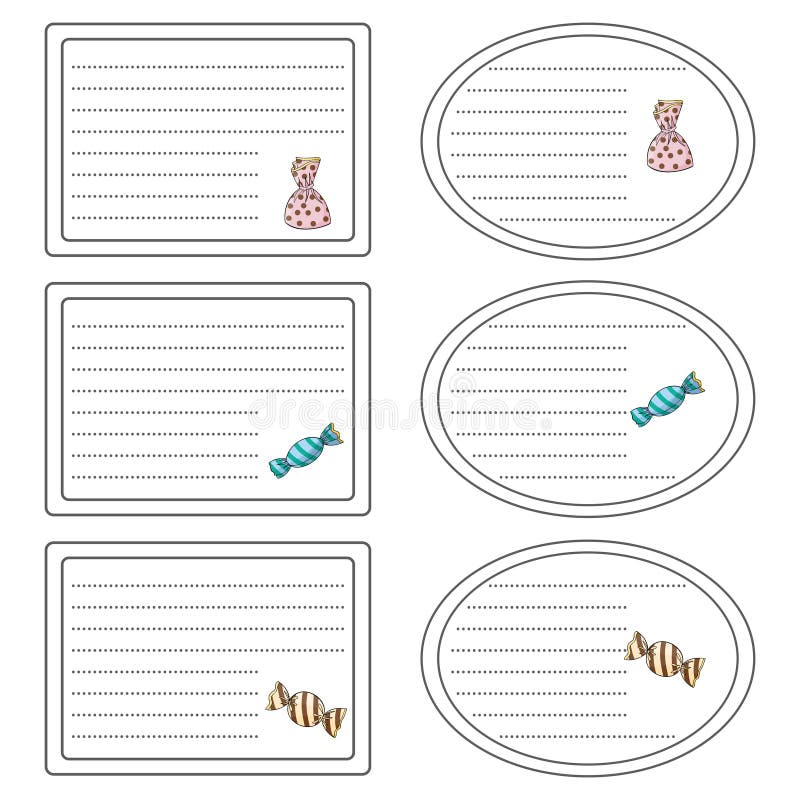 Vector Sticker for Notebook. Citrus Vector Stock Vector - Illustration ...