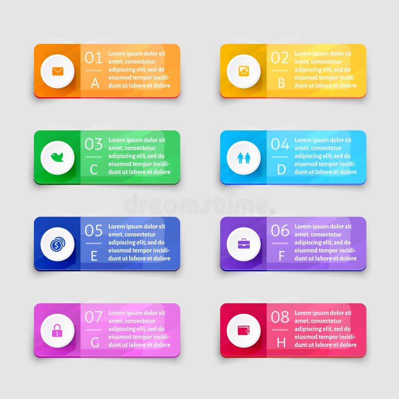 Vector stickers and labels stock vector. Illustration of brochure ...