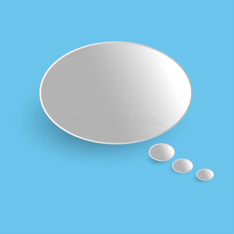 Vector of Stickers of Speech Bubbles. Blank Empty Speech Bubbles Stock ...