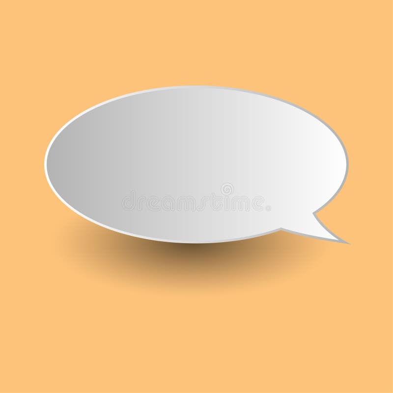 Vector of Stickers of Speech Bubbles. Blank Empty Speech Bubbles Stock ...