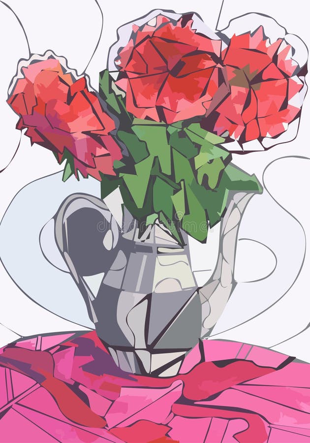 Vector still life stock vector. Illustration of color - 109947525