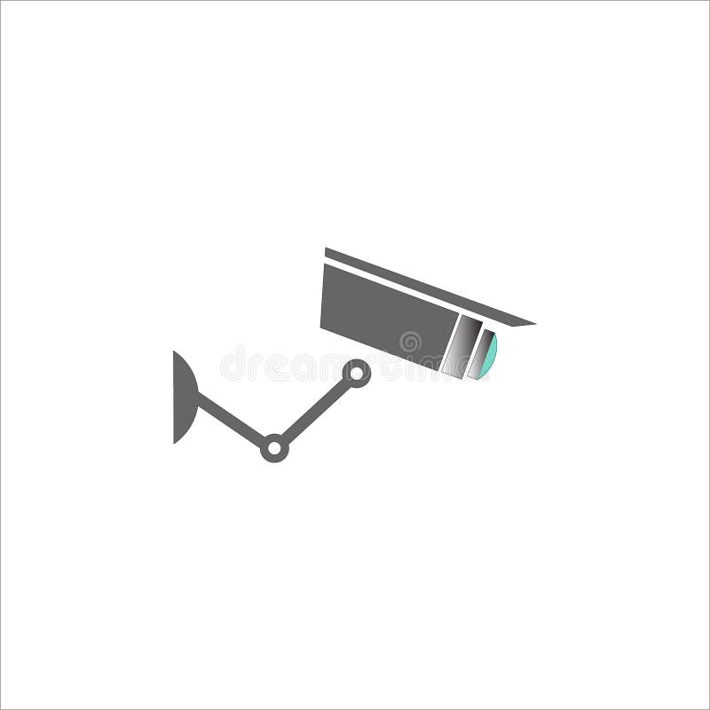 Vector Stock Camera Control Security Template Design Stock Vector ...
