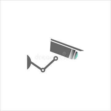 Vector Stock Camera Control Security Template Design Stock Vector ...