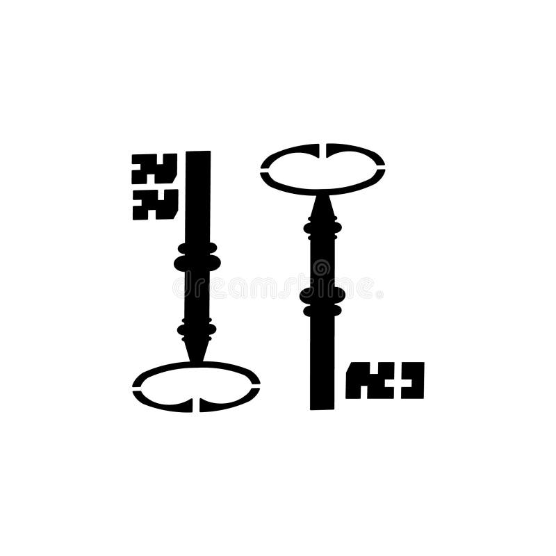 VECTOR STOCK KEY LOCK TEMPLATE DESIGN Stock Vector - Illustration of ...