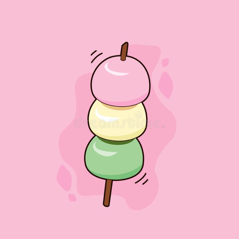 Japanese Dango Stock Illustrations – 1,448 Japanese Dango Stock ...