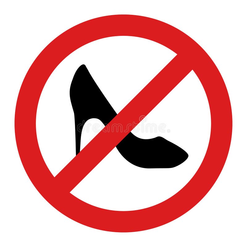 No Shoes Icon Prohibited Shoes Icon Stock Illustrations – 360 No Shoes ...