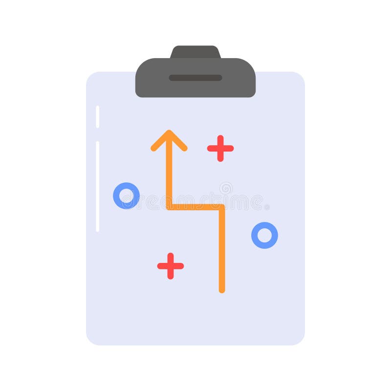 Vector of Strategic Planning in Modern Style, Business Plan Icon Stock ...