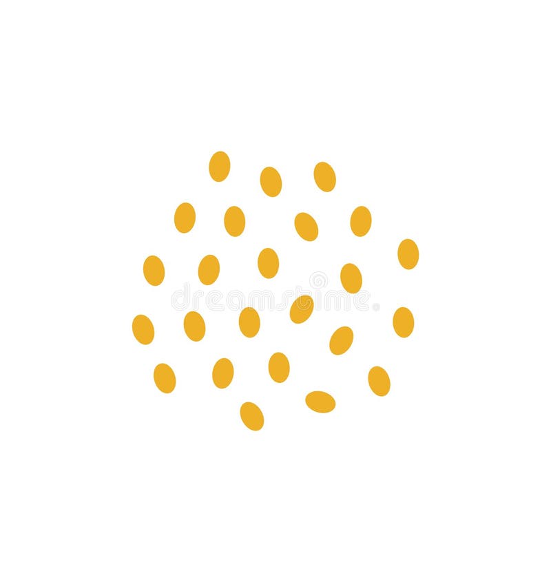 Vector strawberry seeds stock vector. Illustration of growth - 213269196