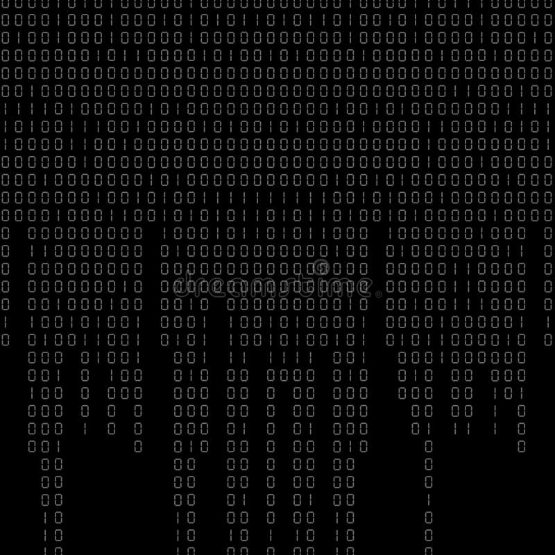 Vector Streaming Binary Code Background Data And Technology Decryption And Encryption Stock