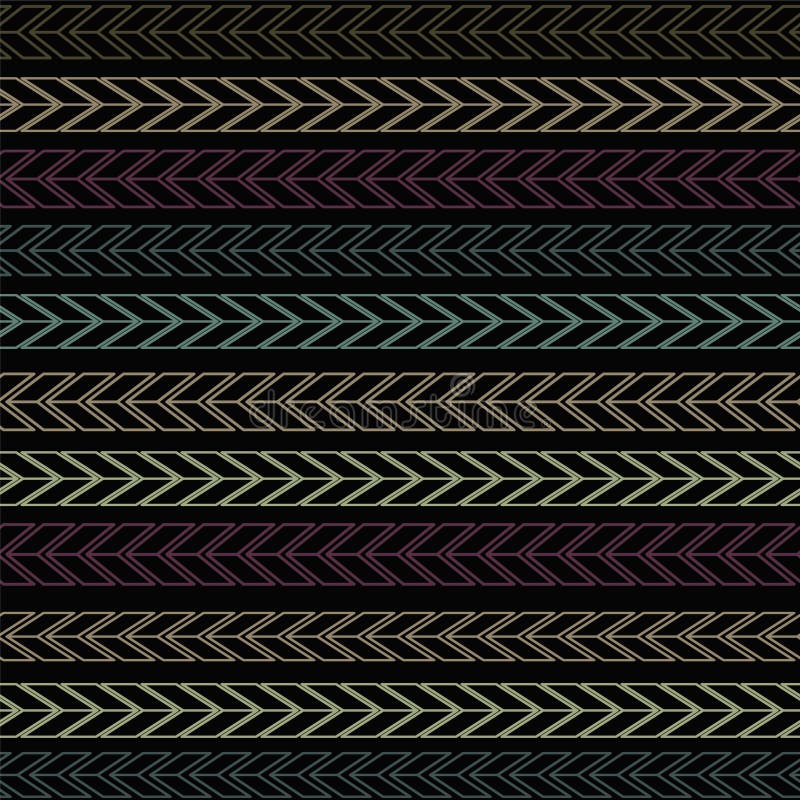 Vector Stripes Linear Pattern. Stock Vector - Illustration of repeating ...