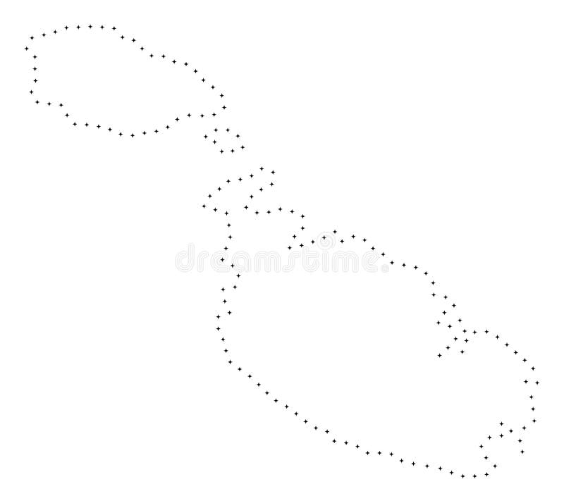 Malta Island Simple Outline Vector Map Stock Vector - Illustration of ...