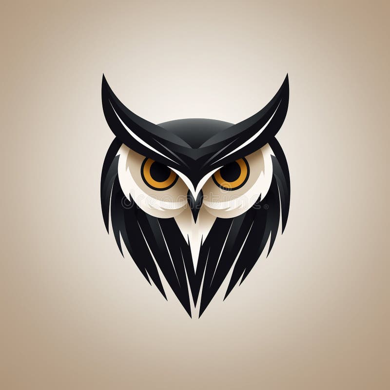 Owl Logo - Vector Style Art Stock Illustration - Illustration of ...
