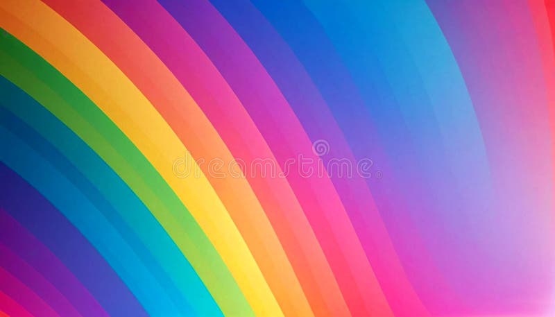 Vector Style Background Image of Gradient Rainbow Rays Stock ...