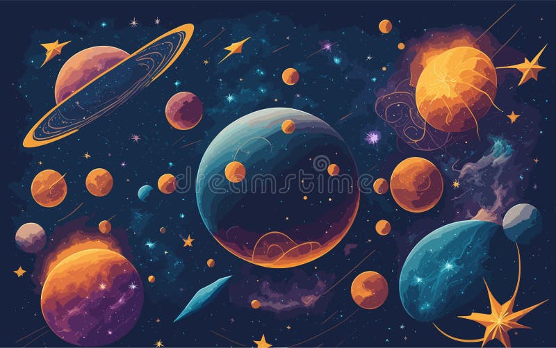 Swirling Comets Stock Illustrations – 14 Swirling Comets Stock ...