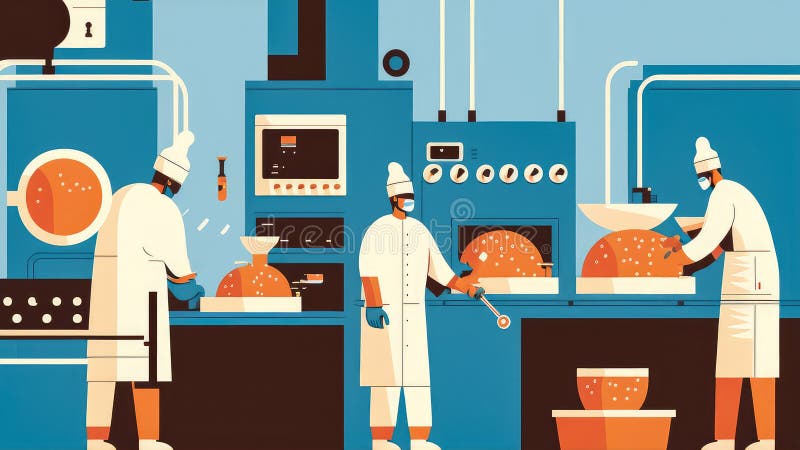 Food Factory Inspection Stock Illustrations – 110 Food Factory ...