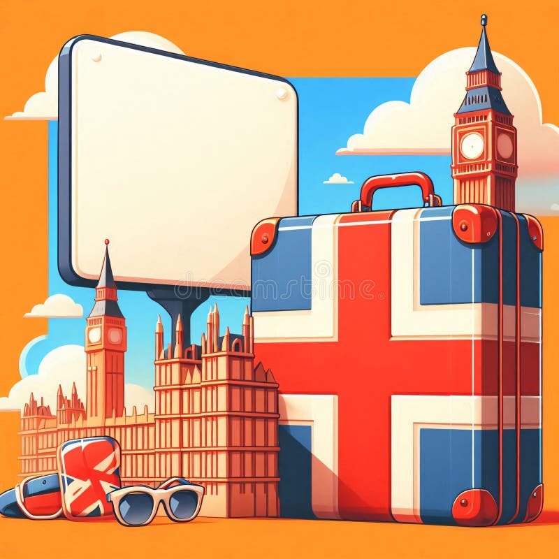 Vector Style Vacation Holiday Mockup with Copy Space for Different ...