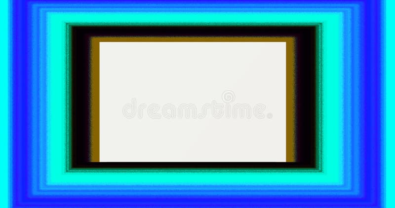 Vector Stylish Gallery Frame. Soft Transition Geometric Frame. Stock ...