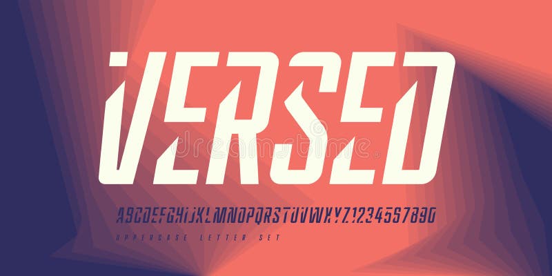 Vector Stylish Sans Serif Font, Uppercase Letter Set, Alphabet ...