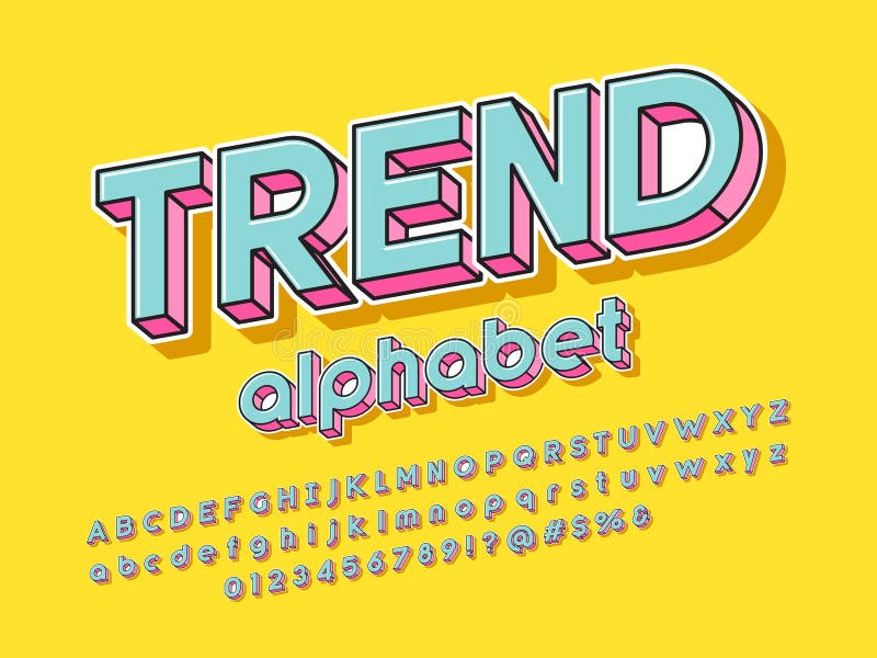 Stylized font stock vector. Illustration of graphic - 171675698