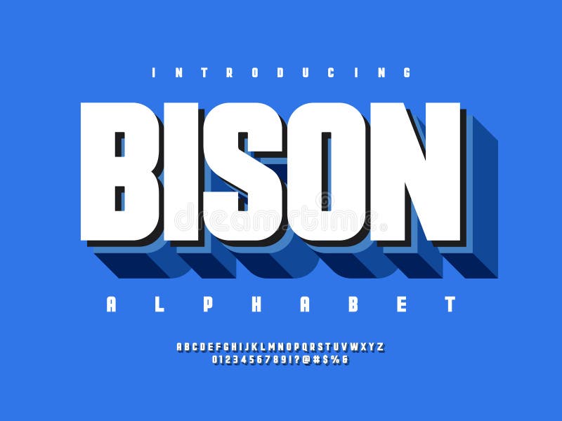 3D bold font stock vector. Illustration of artistic - 331363365