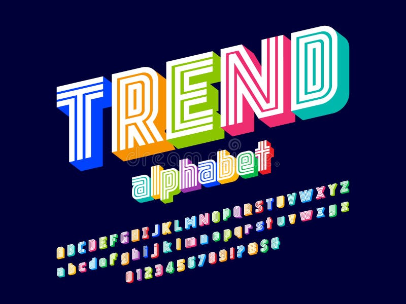 Abstract font stock vector. Illustration of graphic - 211155652