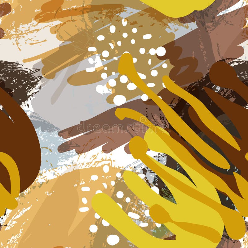 Vector Stylized Background Hand-drawn Illustration. Simple Shape ...