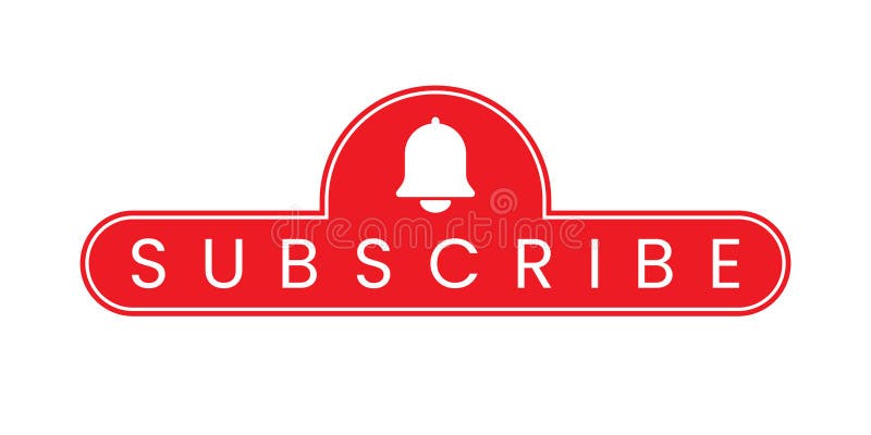 Vector Subscribe Button, Subscribe Icon Symbol Illustration Design ...