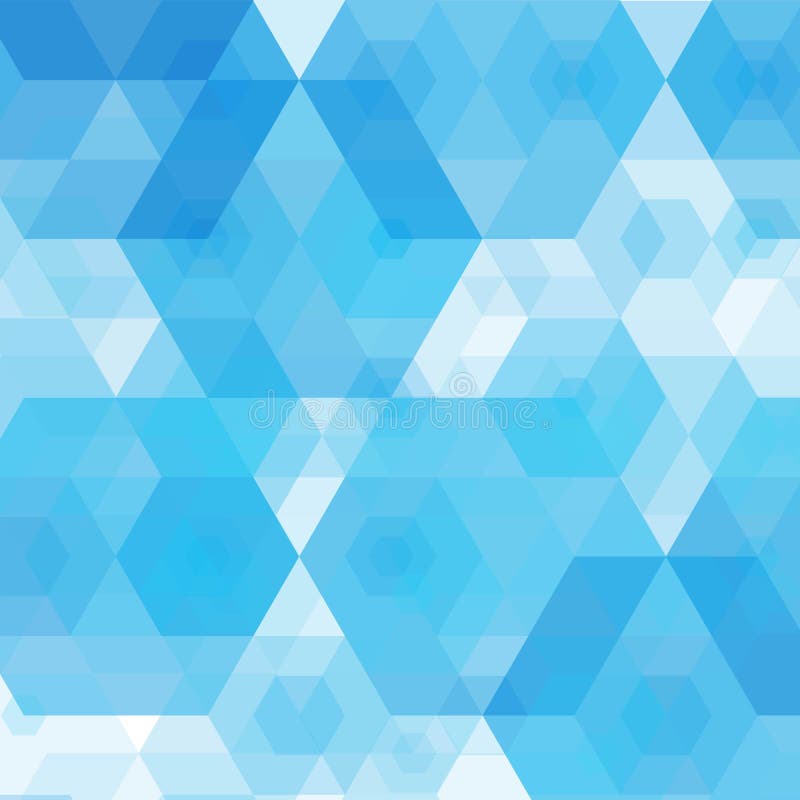 Vector Subtle Light Blue Abstract Geometric Hexagonal Background. Eps ...