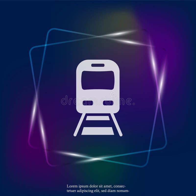 Vector Subway Icon. Illustration of Metro Icon Stock Vector ...