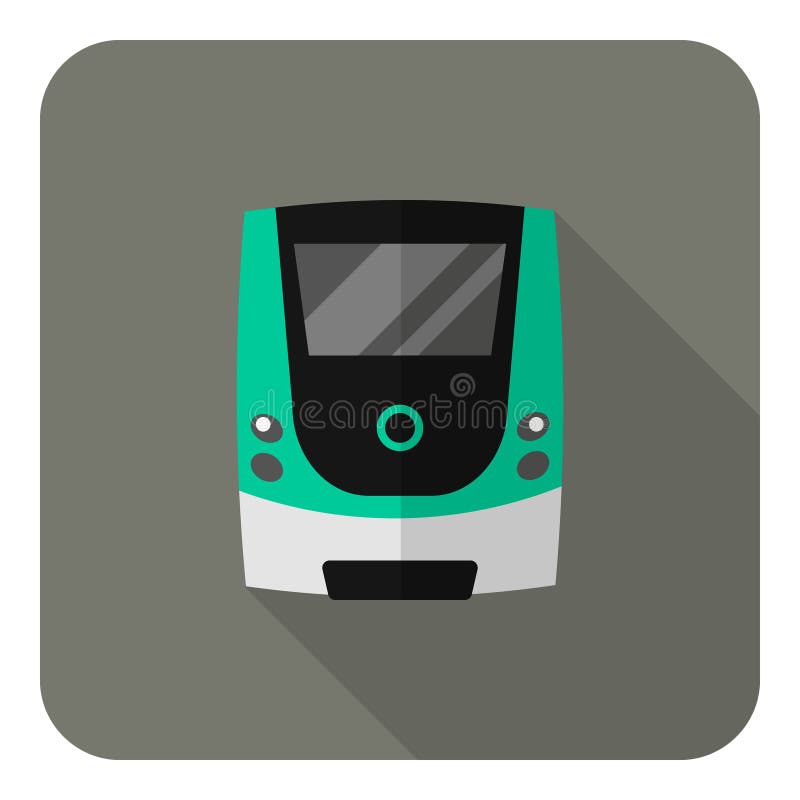 Vector subway train stock vector. Illustration of grey - 91385248