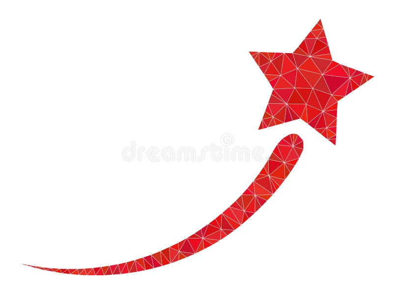 Vector Success Start Star Lowpoly Icon Stock Vector - Illustration of ...