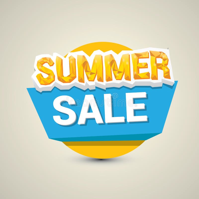 Summer Sale Funny Horizontal Banner with Cartoon Sun and Funky Banana ...