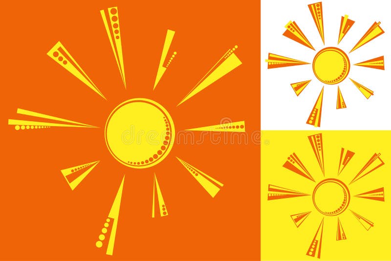 Vector Sun stock vector. Illustration of light, sunray - 10512754